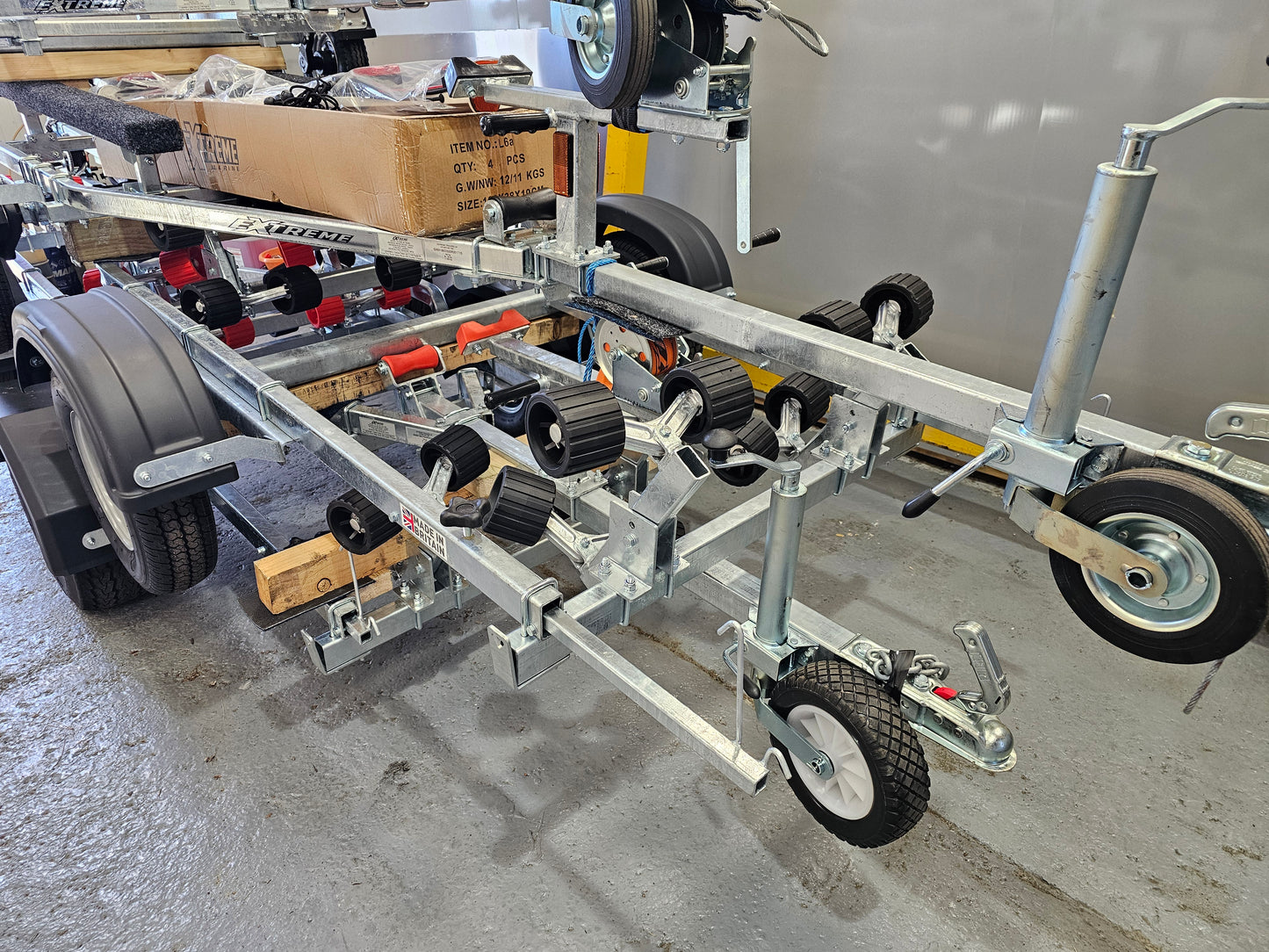 350 Jetski Bunk Black Spark Trailer